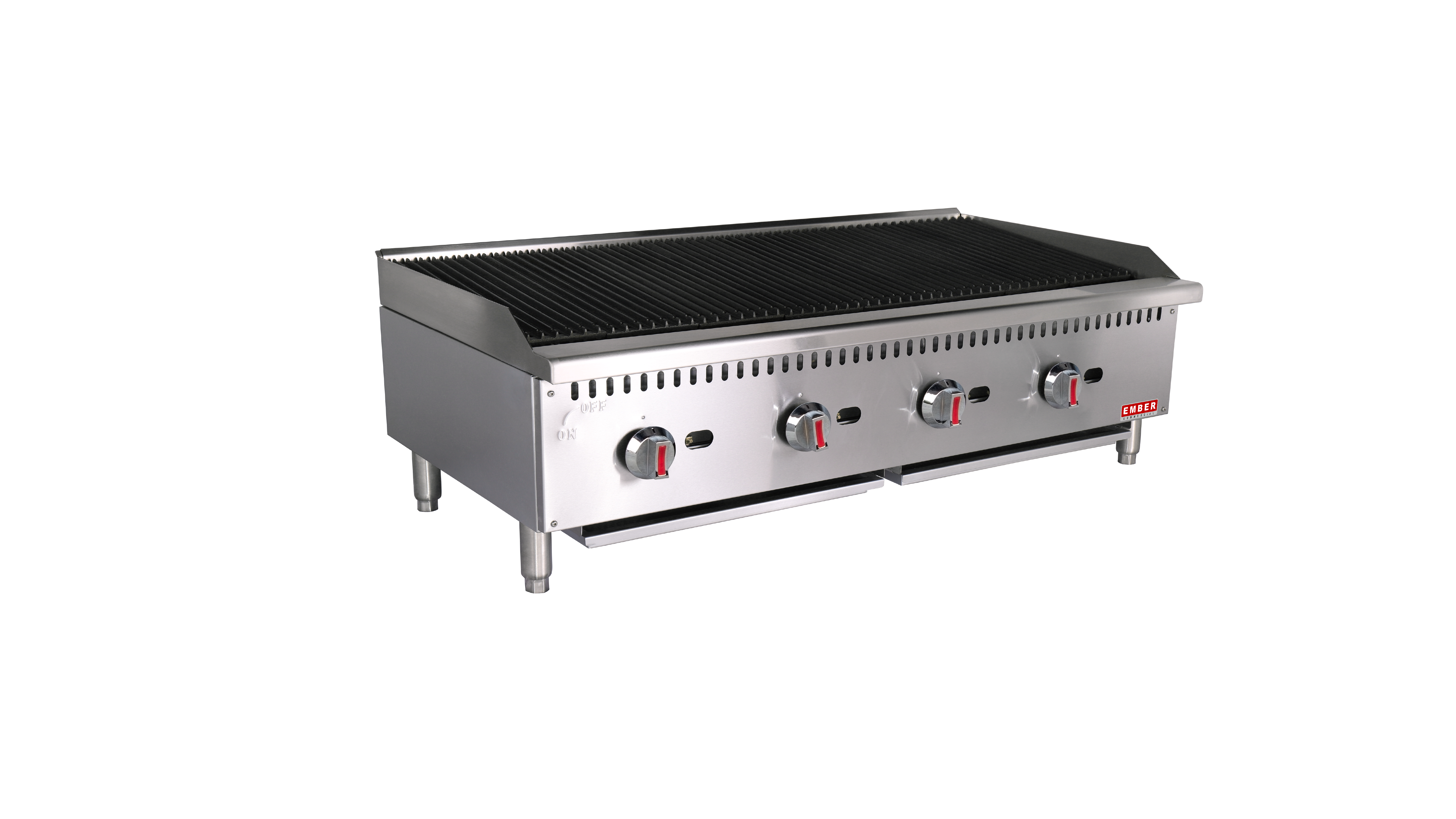 Ember Commercial EMRC-48 48" Table top Commercial Gas Charbroiler – My ...